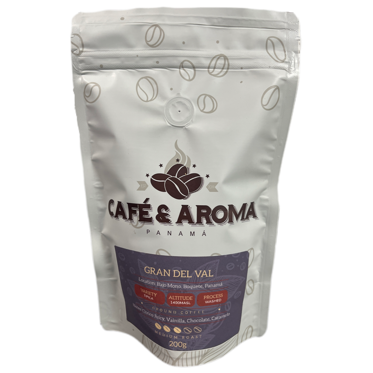 Café Gran Del Val – Typica Washed Ground Coffee – Café & Aroma
